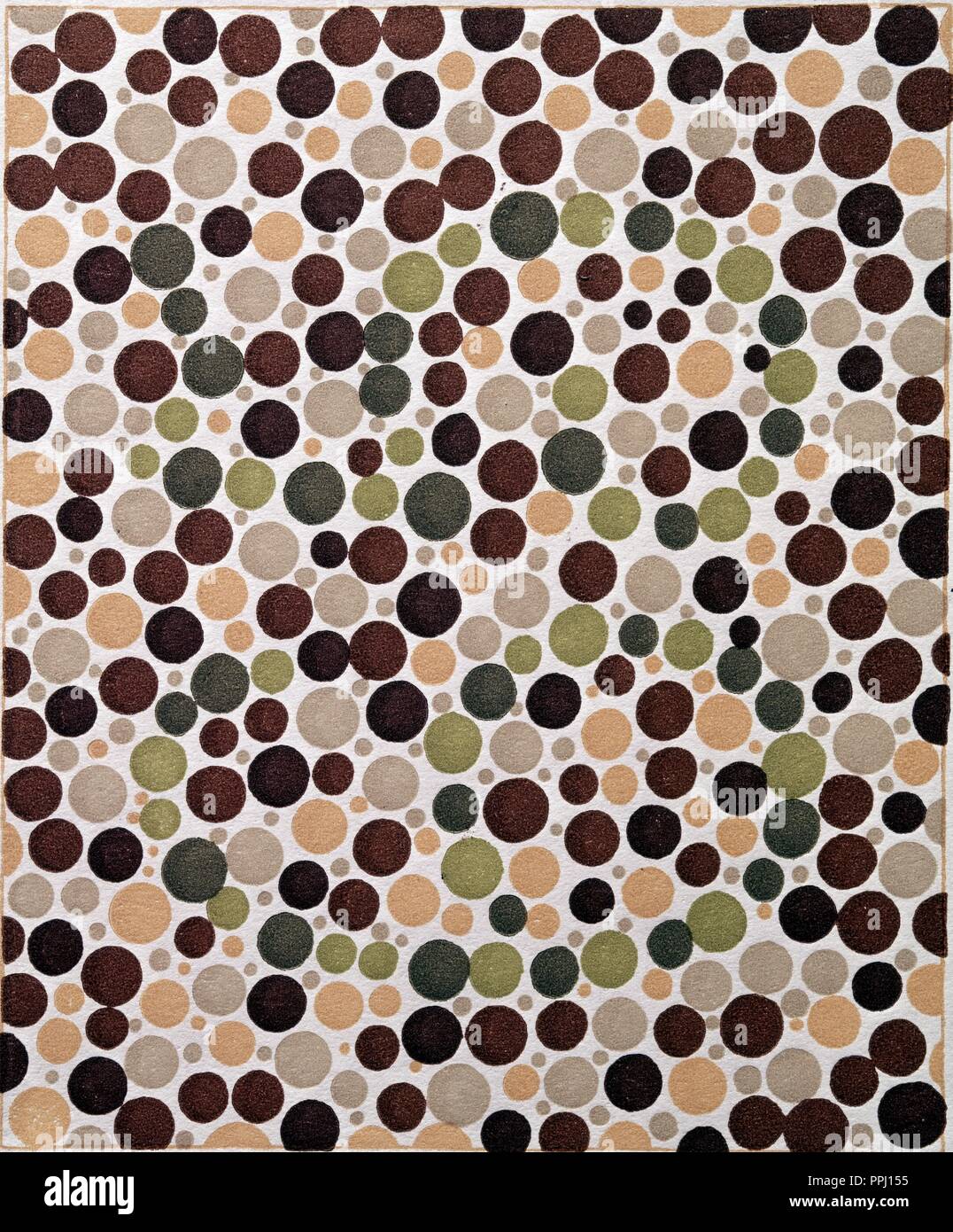 SHEETS TO DETERMINE DALTONIC DEFECTS Stock Photo - Alamy