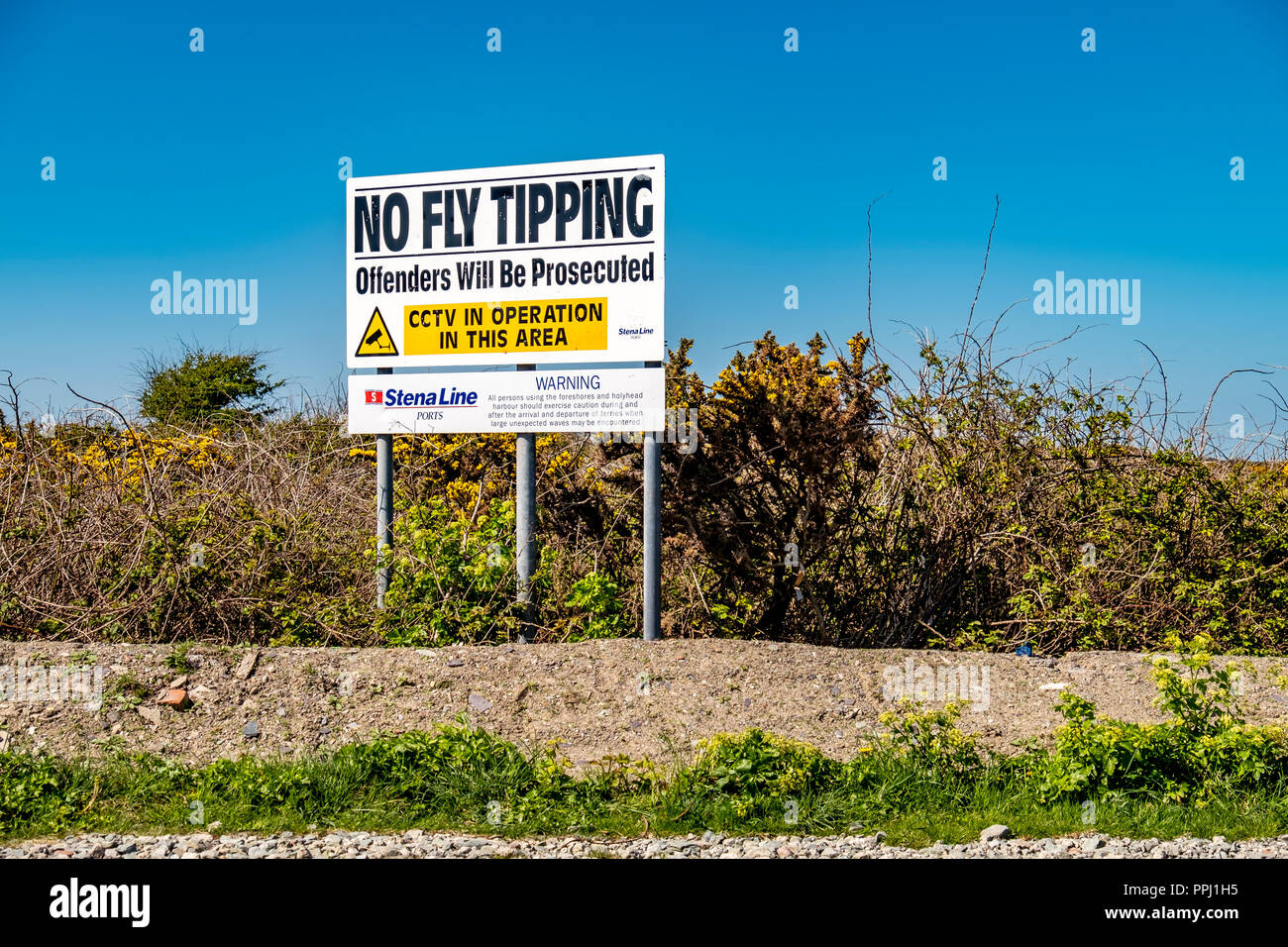 Welsh litter sign hi-res stock photography and images - Alamy