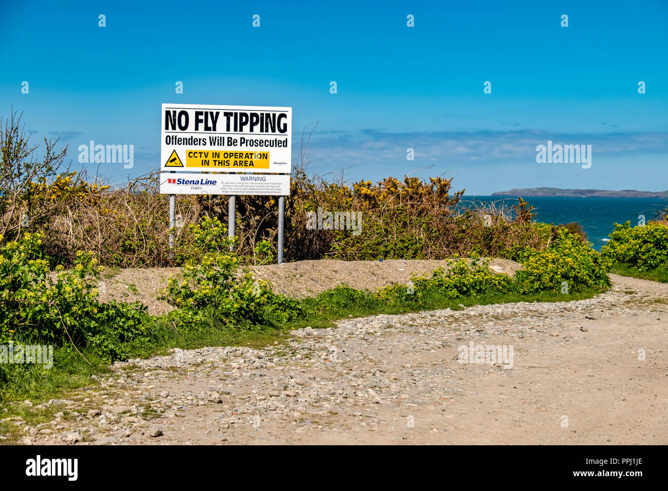 Welsh litter sign hi-res stock photography and images - Alamy
