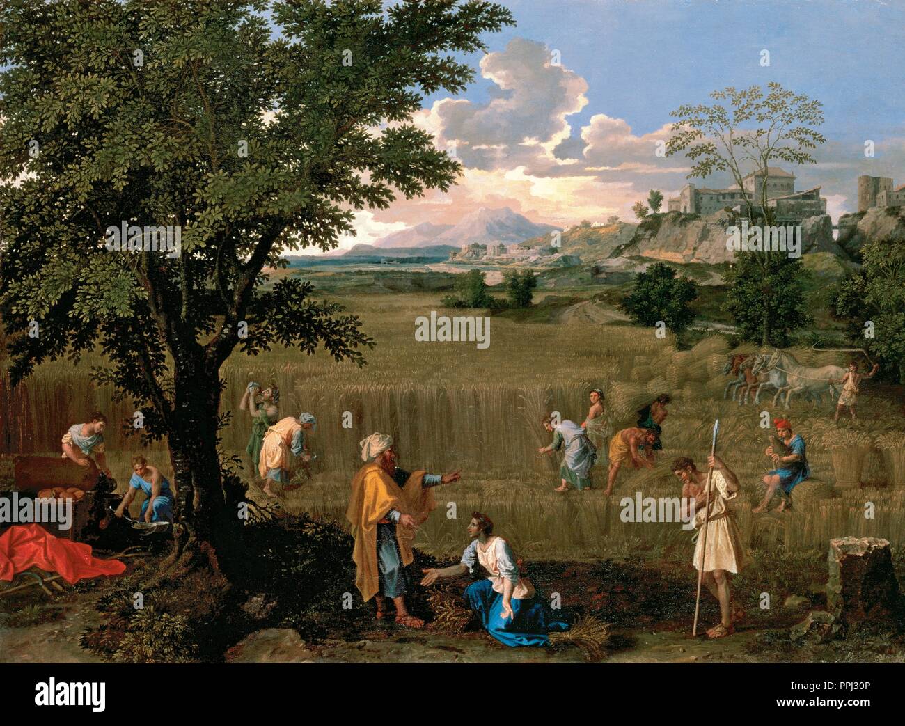 Nicolas Poussin (1594-1665). French painter. The Four Seasons. Summer ...