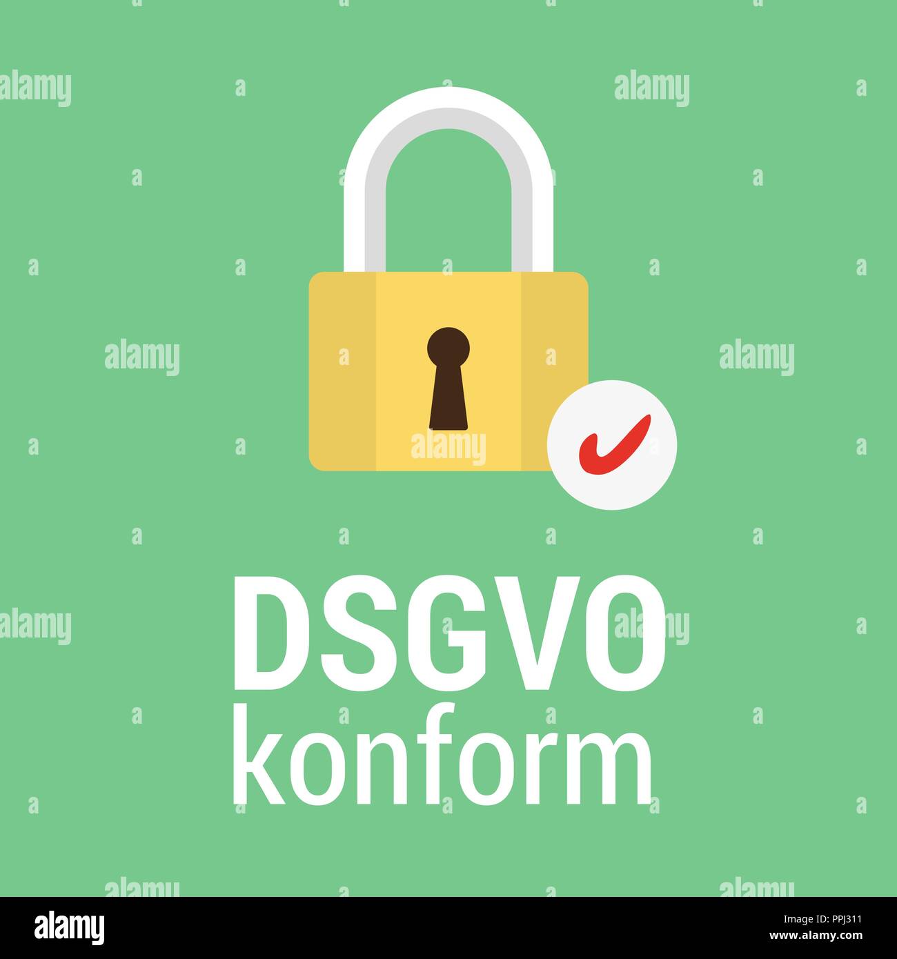 Gdpr sign european general Stock Vector Images - Alamy