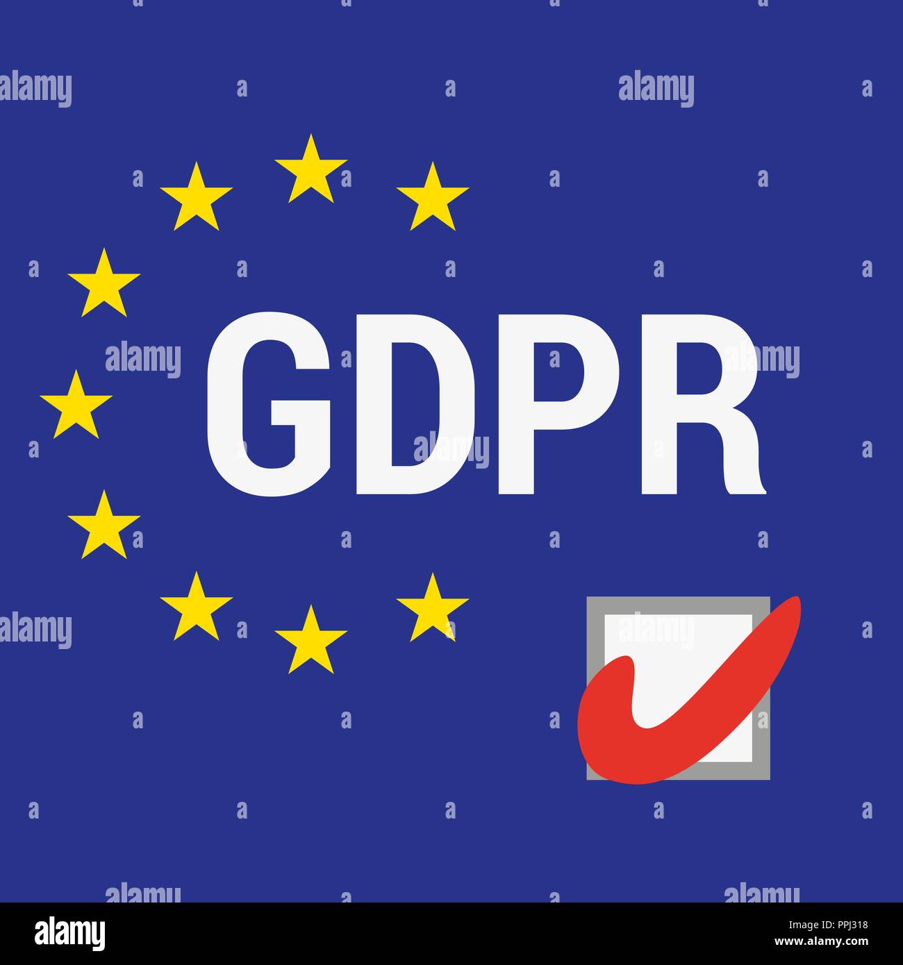 Gdpr data privacy Stock Vector Images - Alamy