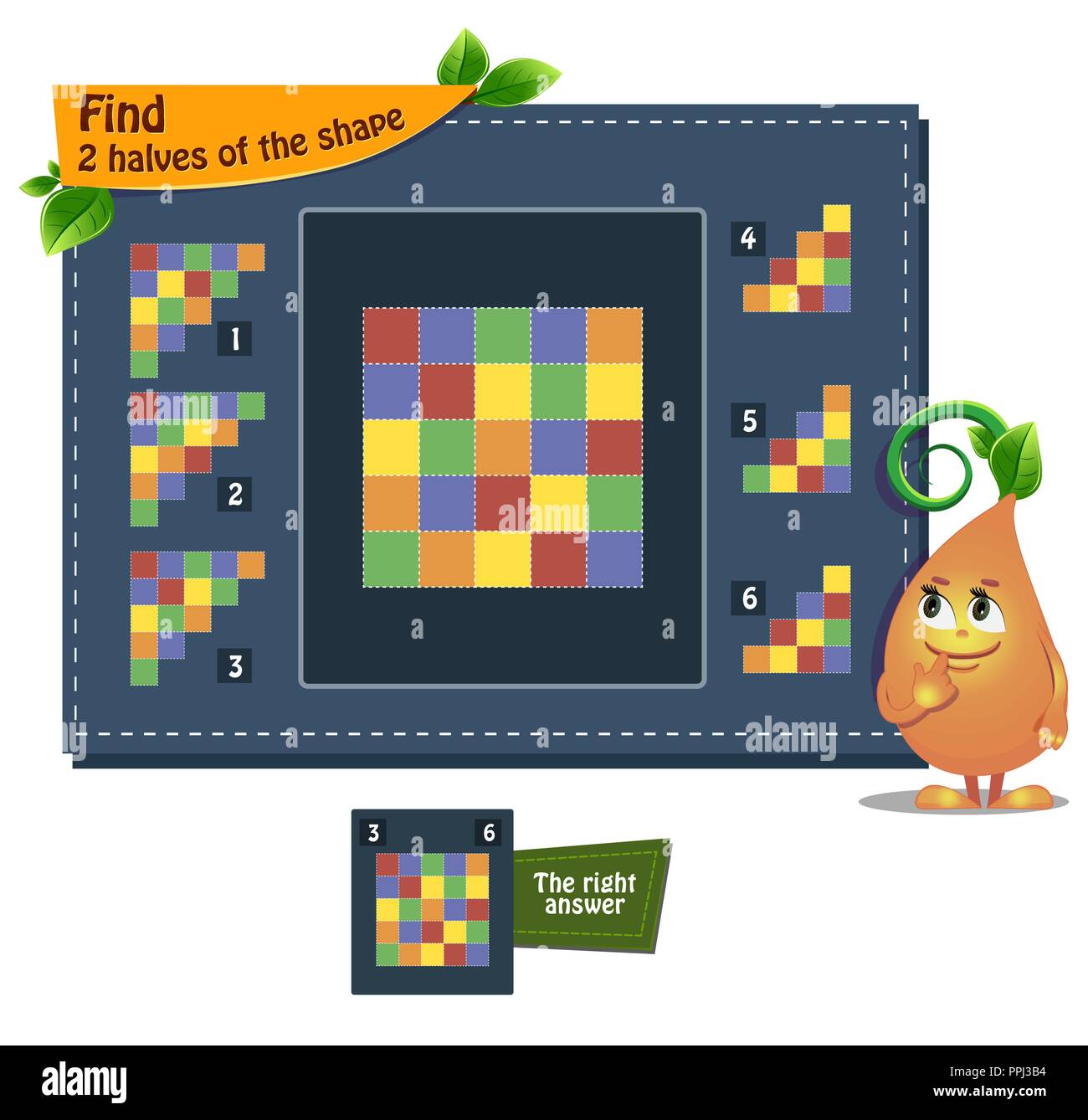 educational game iq for kids and adults development of logic, iq. Task ...