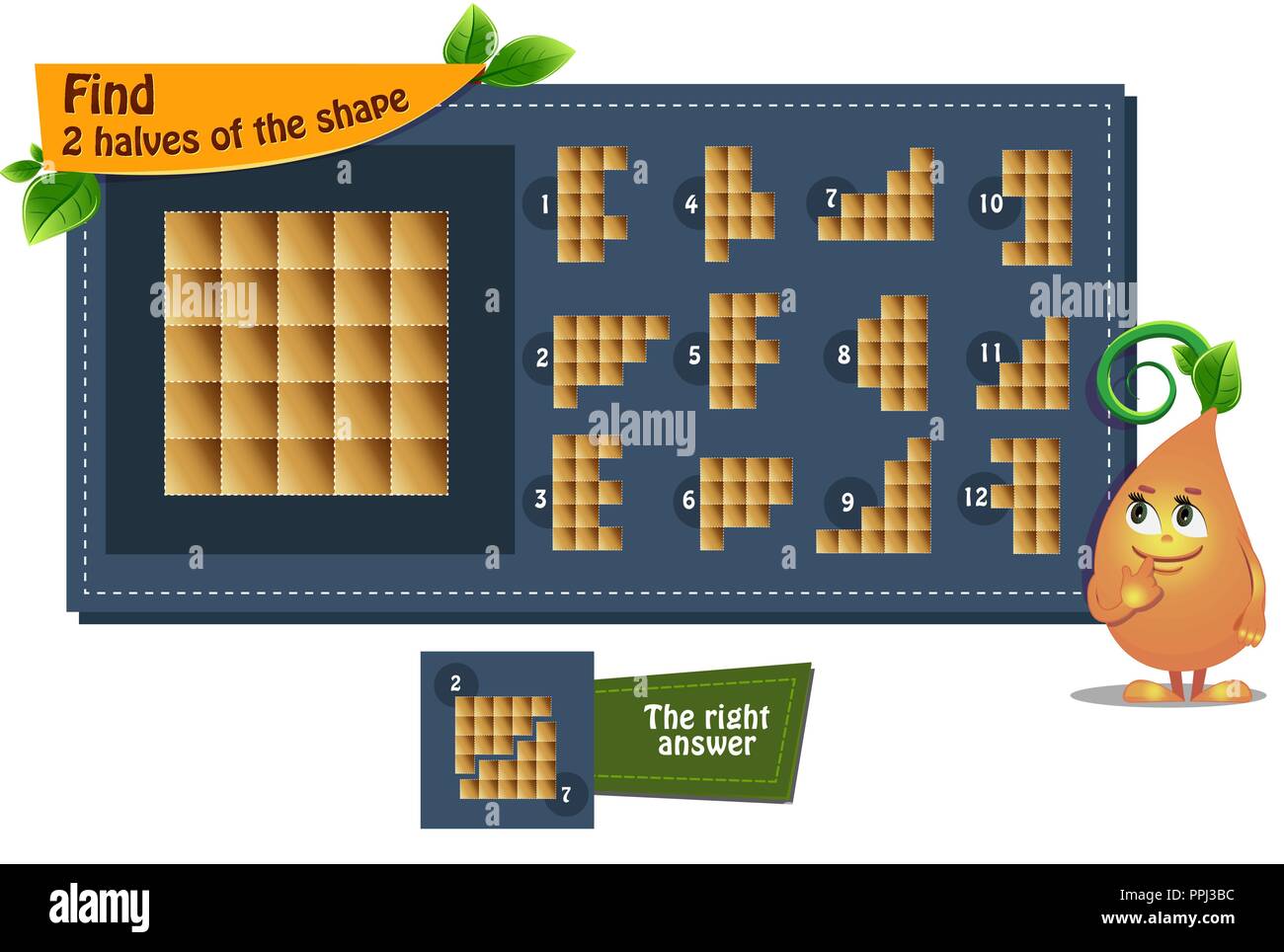 educational game iq for kids and adults development of logic, iq. Task ...