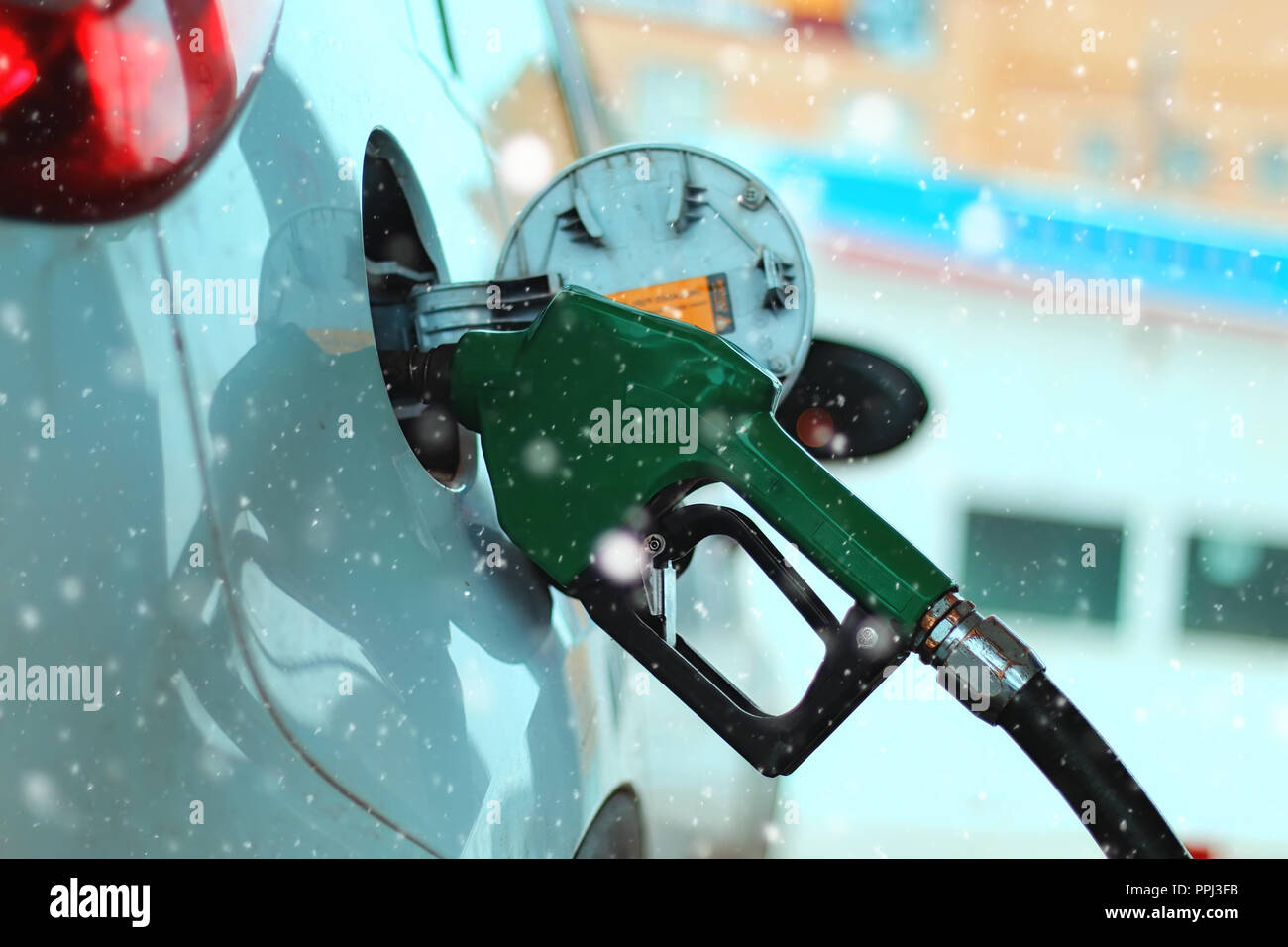 Car refueling gasoline Stock Photo - Alamy