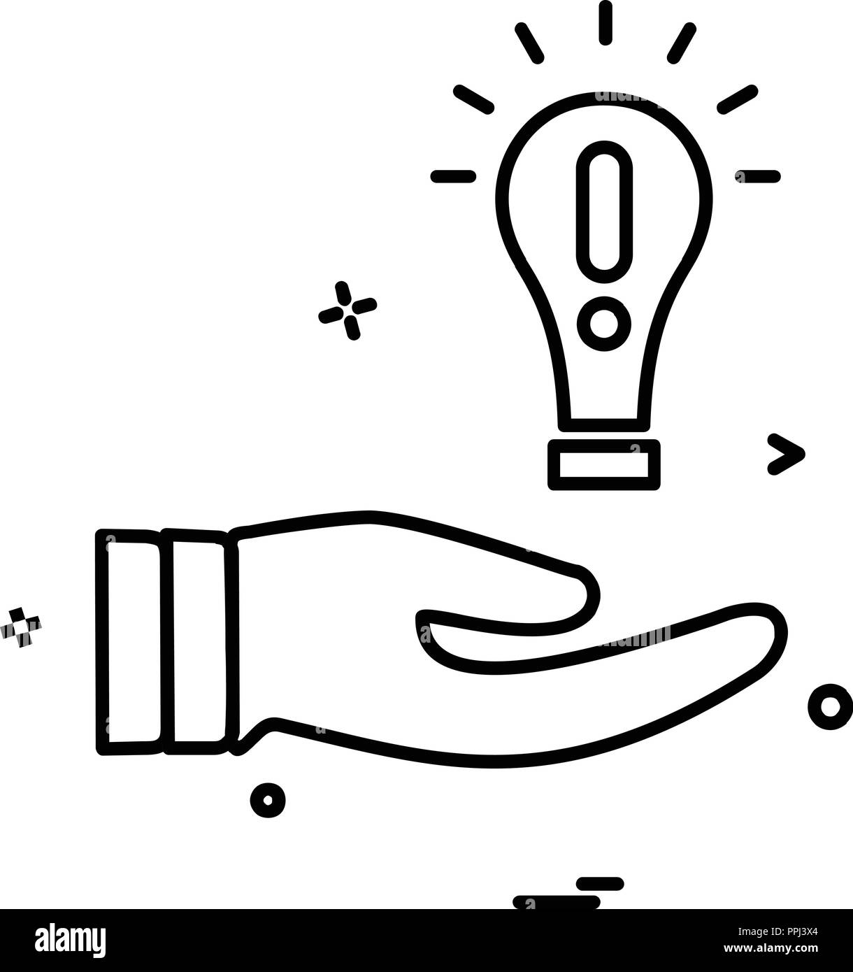 Idea icon design vector Stock Vector Image & Art - Alamy