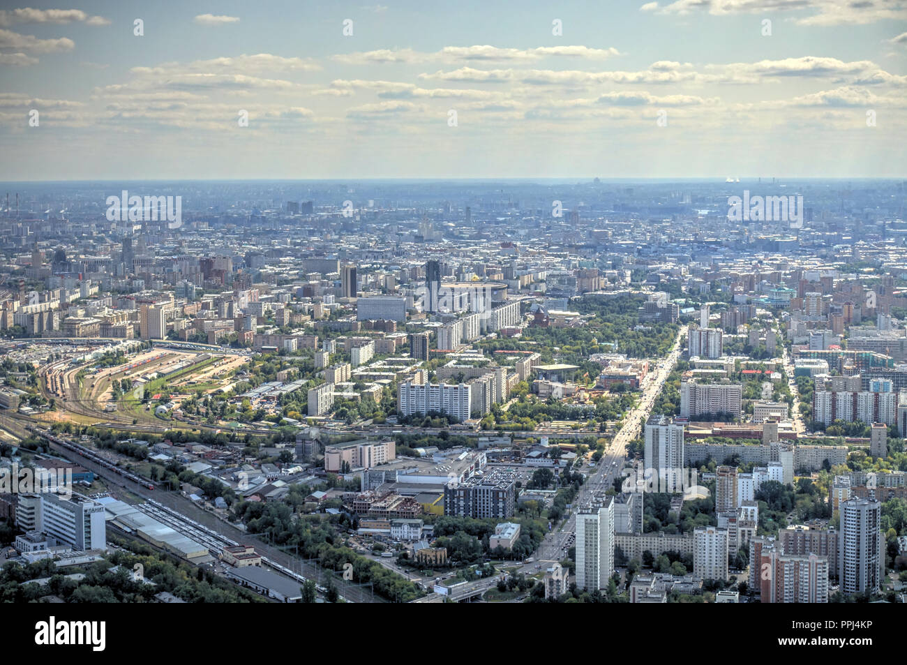 Moscow cityscape, Russia Stock Photo - Alamy
