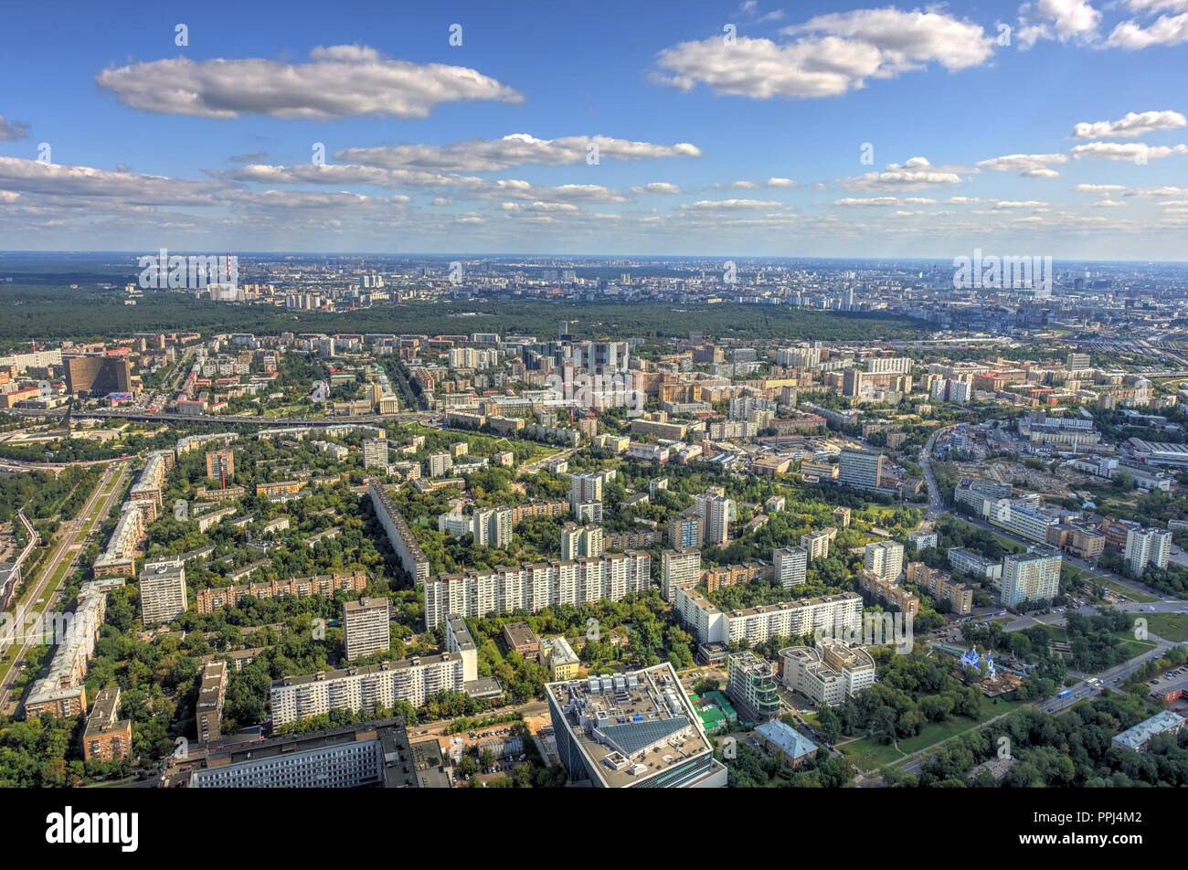 Moscow cityscape, Russia Stock Photo - Alamy