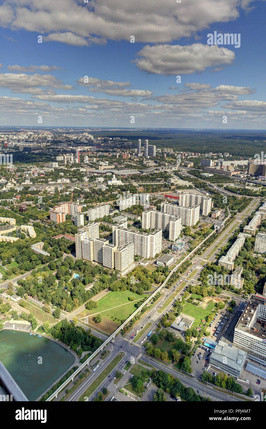 Moscow cityscape, Russia Stock Photo - Alamy