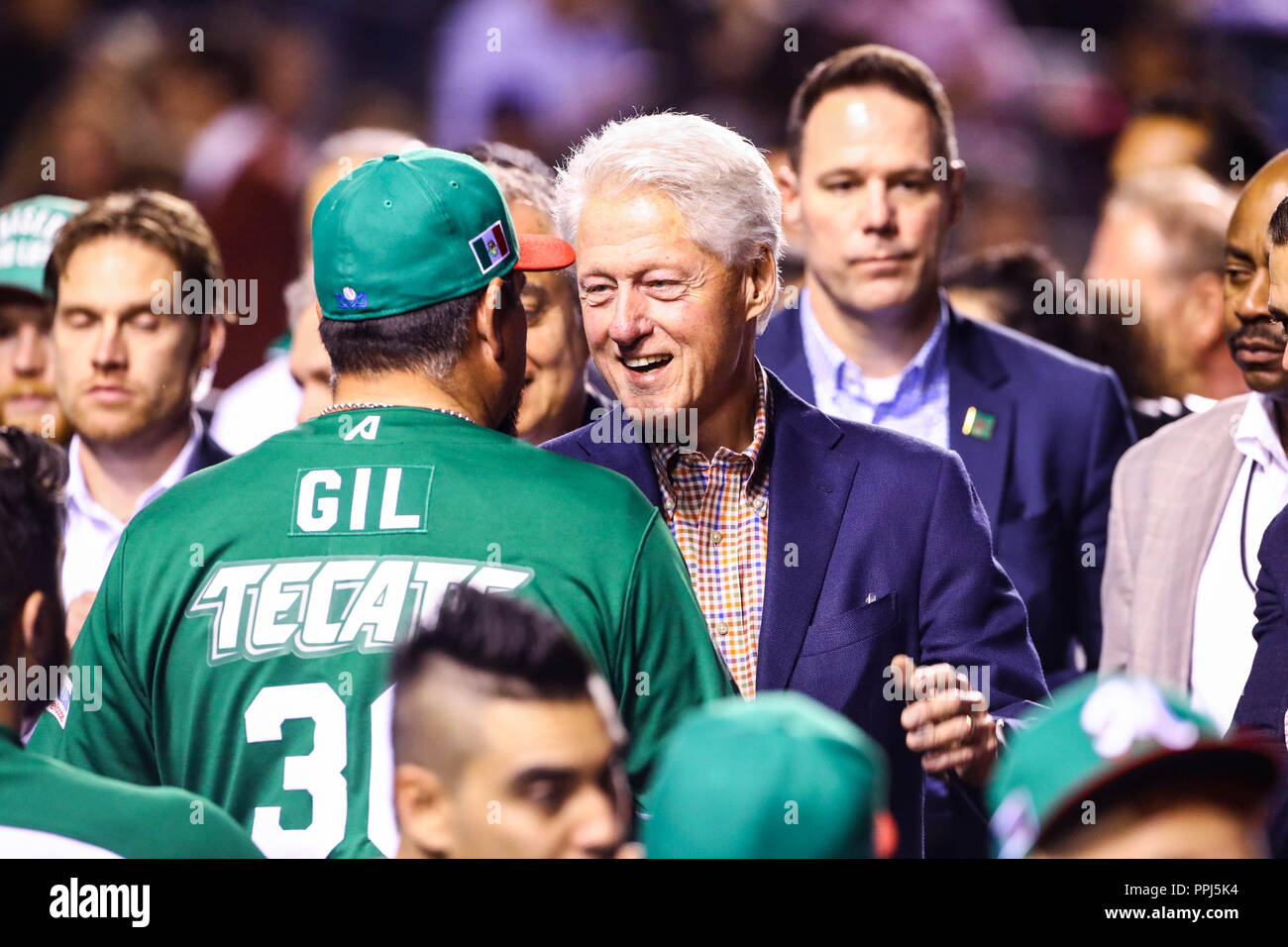 Carlos Bremer, Carlos Slim, Bill Clinton, former president of the ...