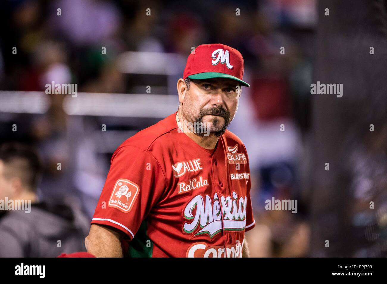 Benjamin Hill manager de Mexico durante la Serie del Caribe . Baseball ...