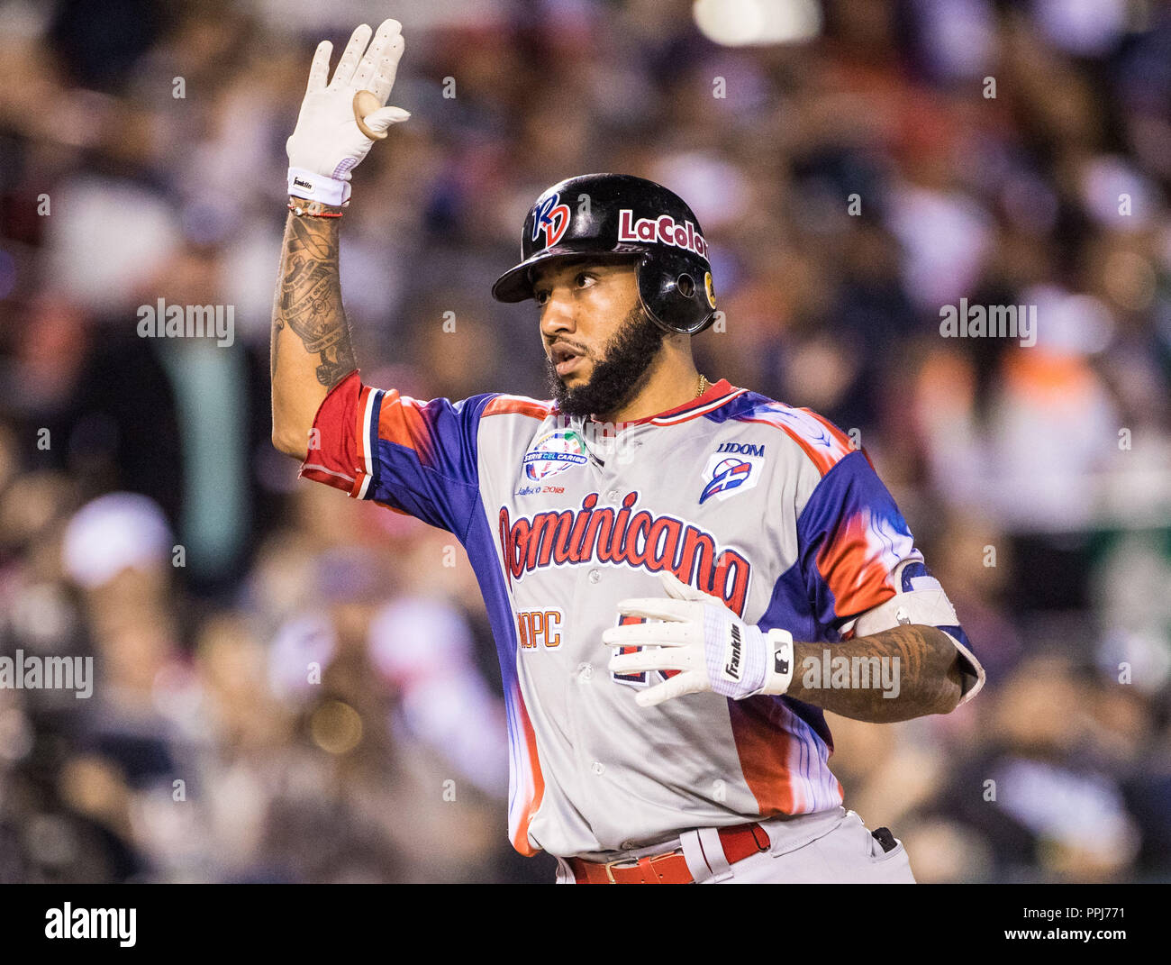 Ronny Rodriguez (15) de Águilas Cibaeñas de Republica Dominicana ...