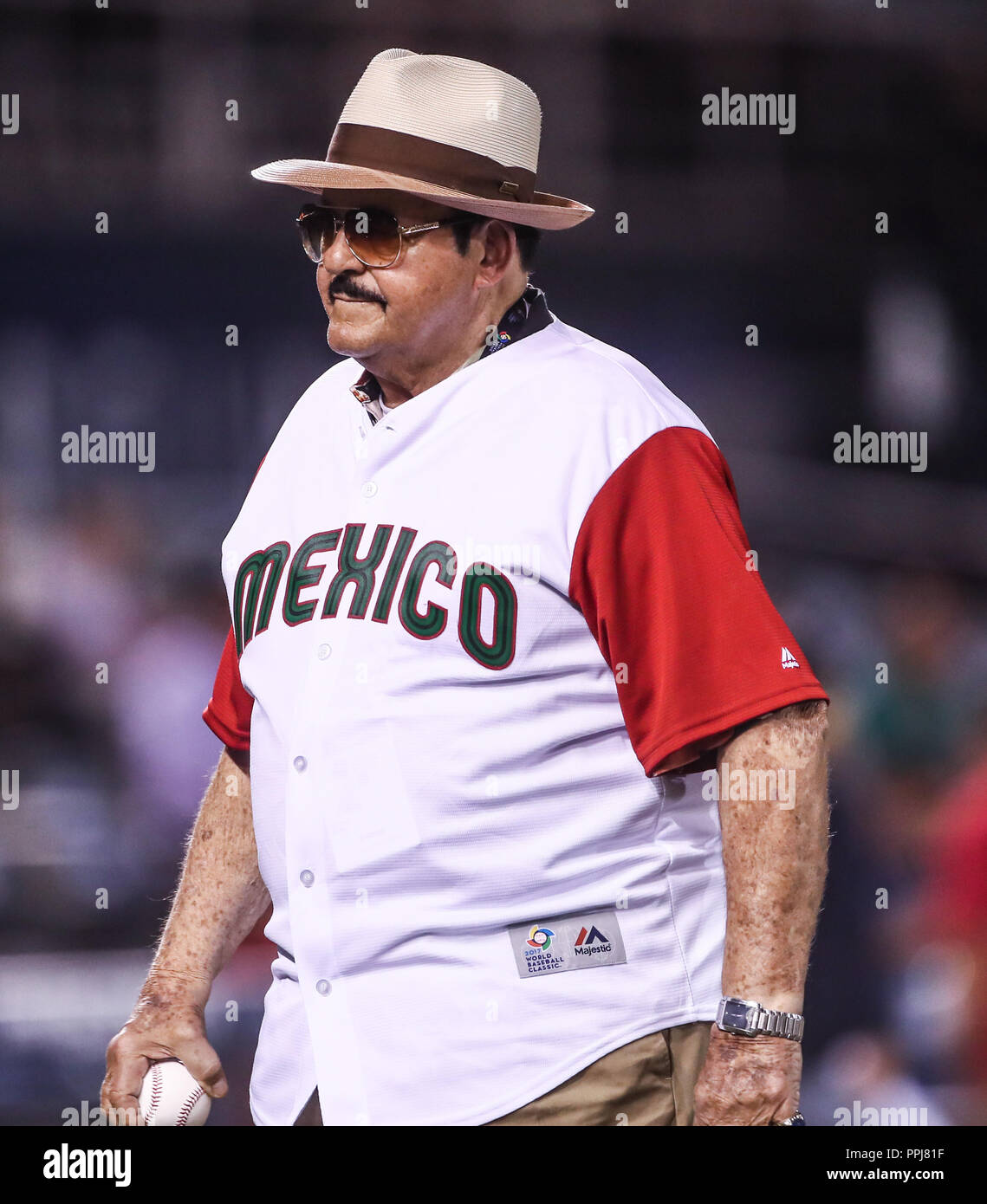 Mike Brito, durante el World Baseball Classic en estadio Charros de ...