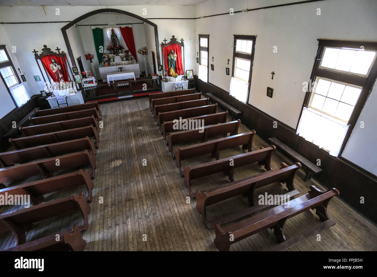 Pilares village of Nacozari, Sonora, Mexico. abandoned mining town ...
