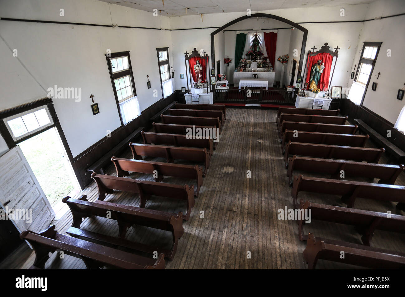 Pilares village of Nacozari, Sonora, Mexico. abandoned mining town ...