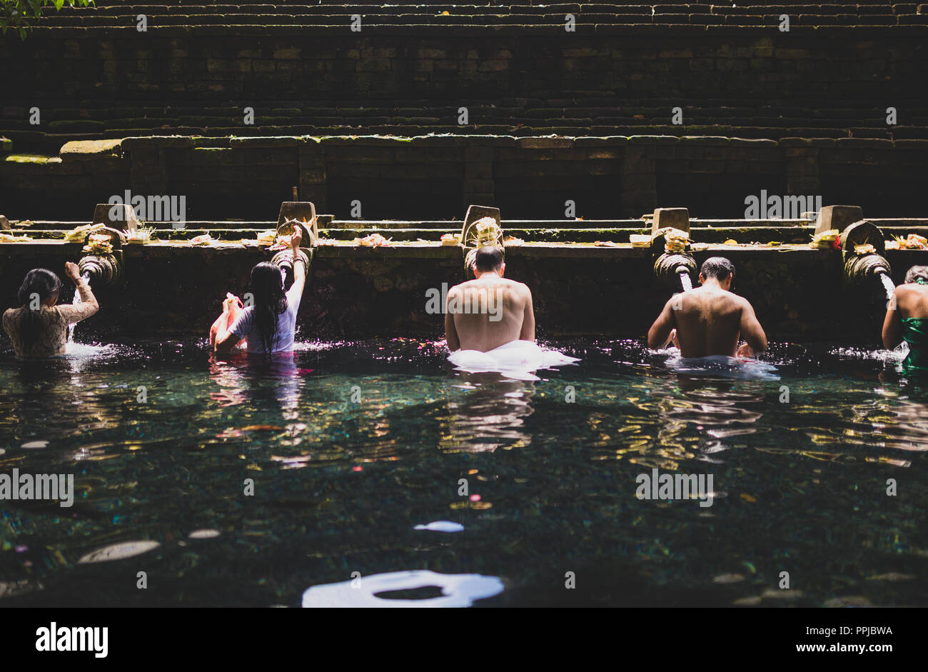Bathing with holy water hi-res stock photography and images - Alamy