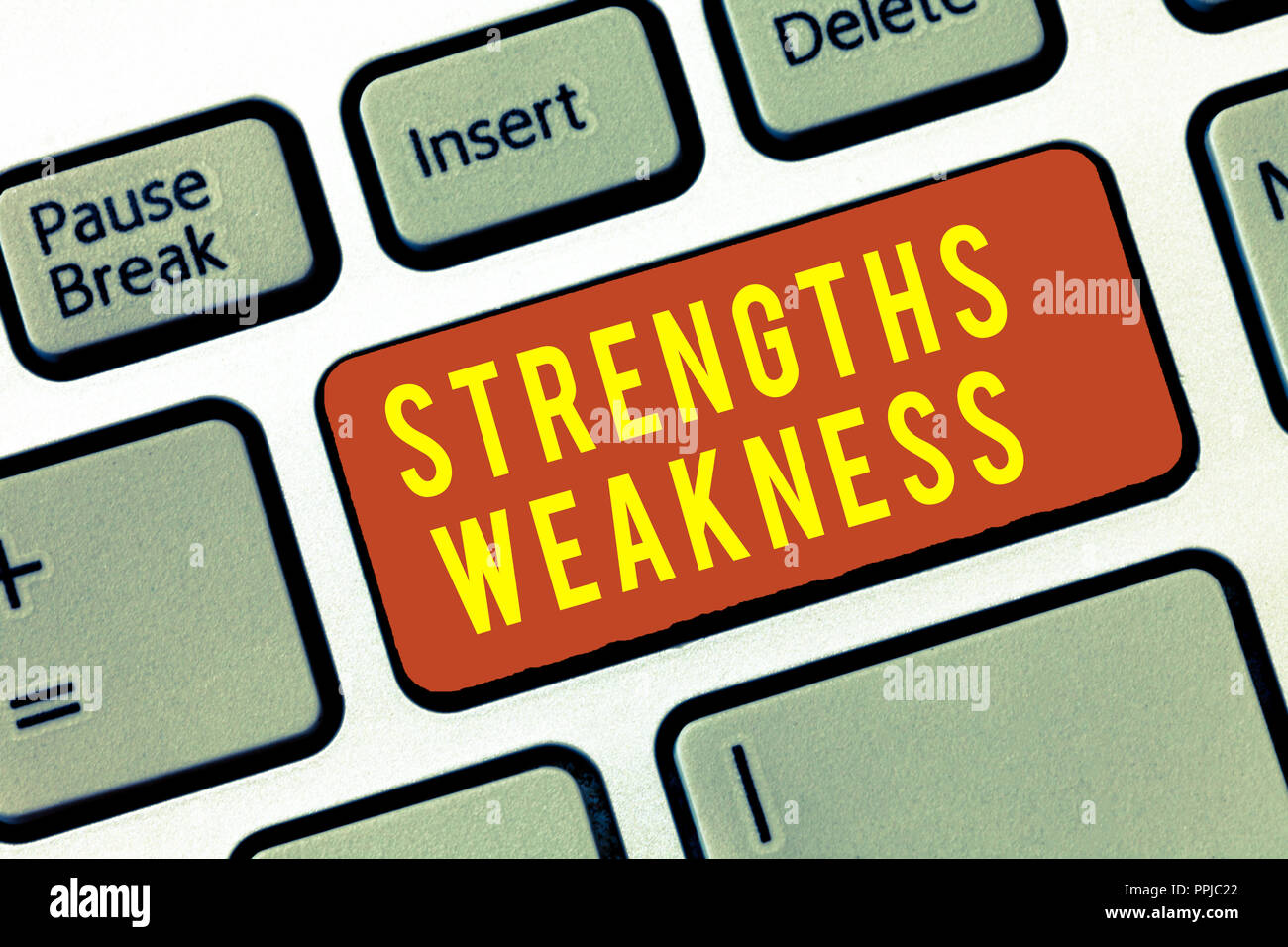 Handwriting text Strengths Weakness. Concept meaning Opportunity and ... Handwriting text Strengths Weakness. Concept meaning Opportunity and ...