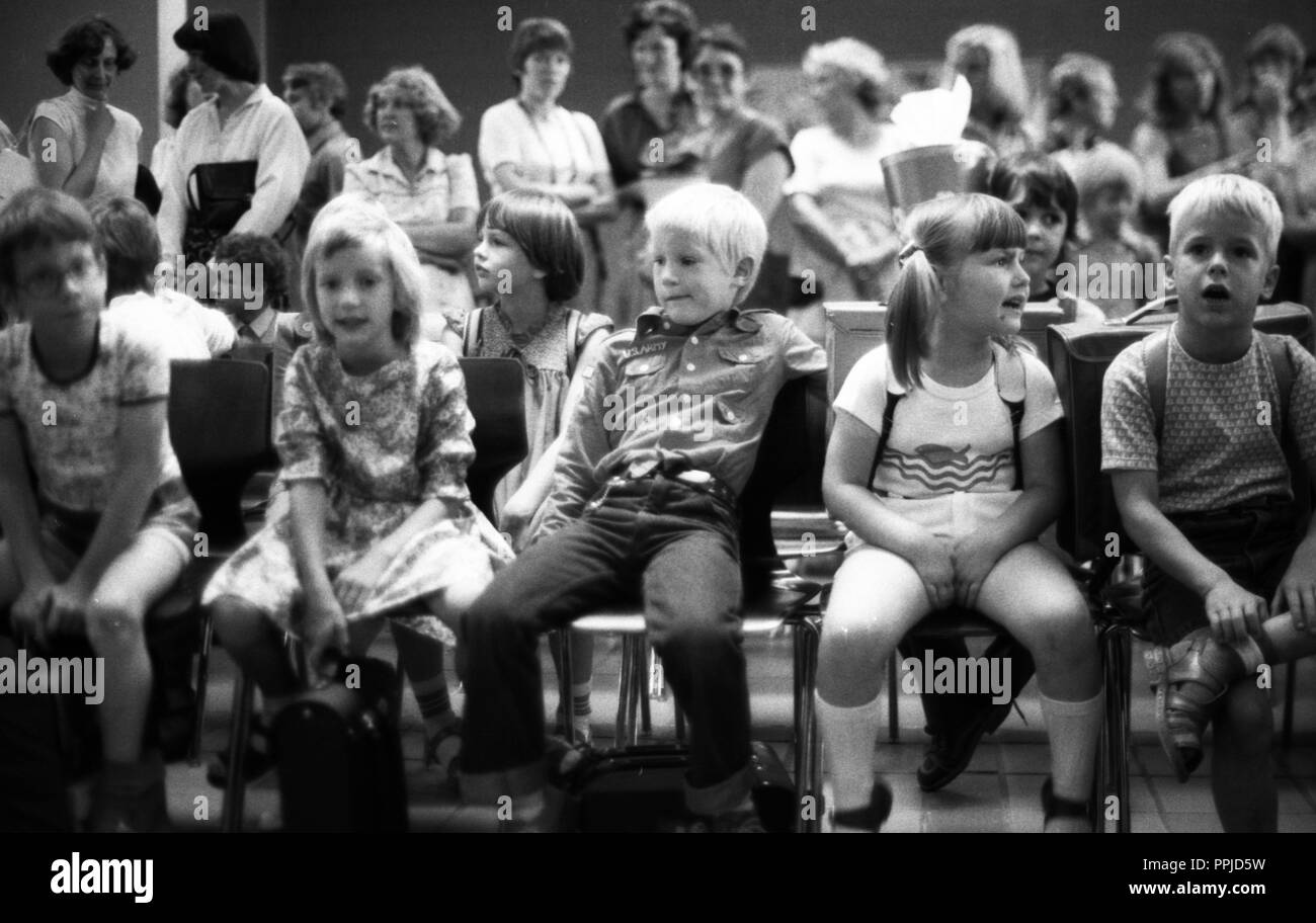 The first day of school at a primary school in Hagen (Germany) on ...