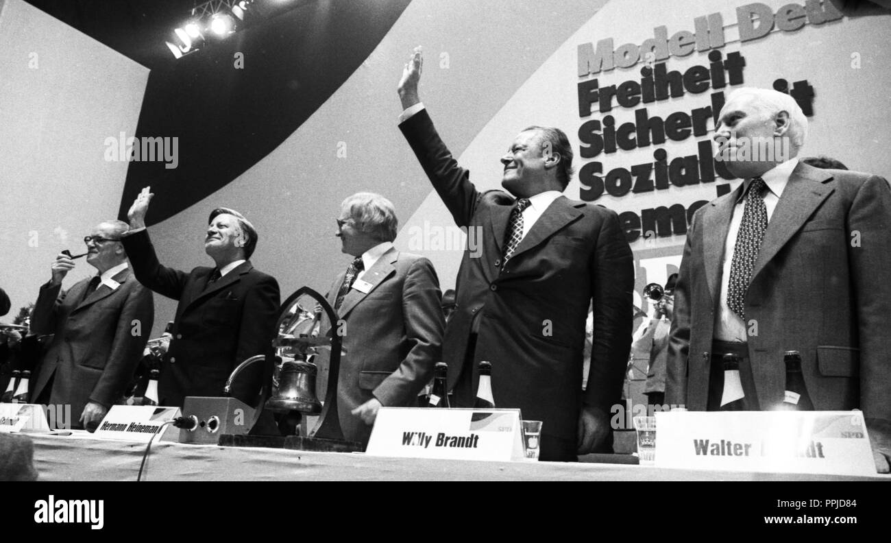 Party conference of the Social Democratic Party of Germany (SPD) on 18 ...