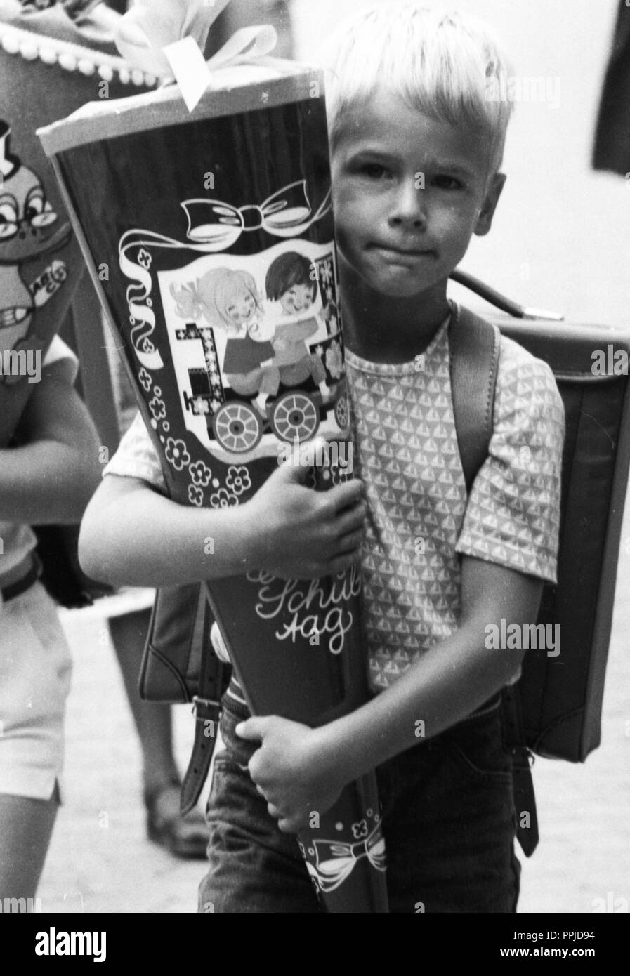 The first day of school at a primary school in Hagen (Germany) on ...