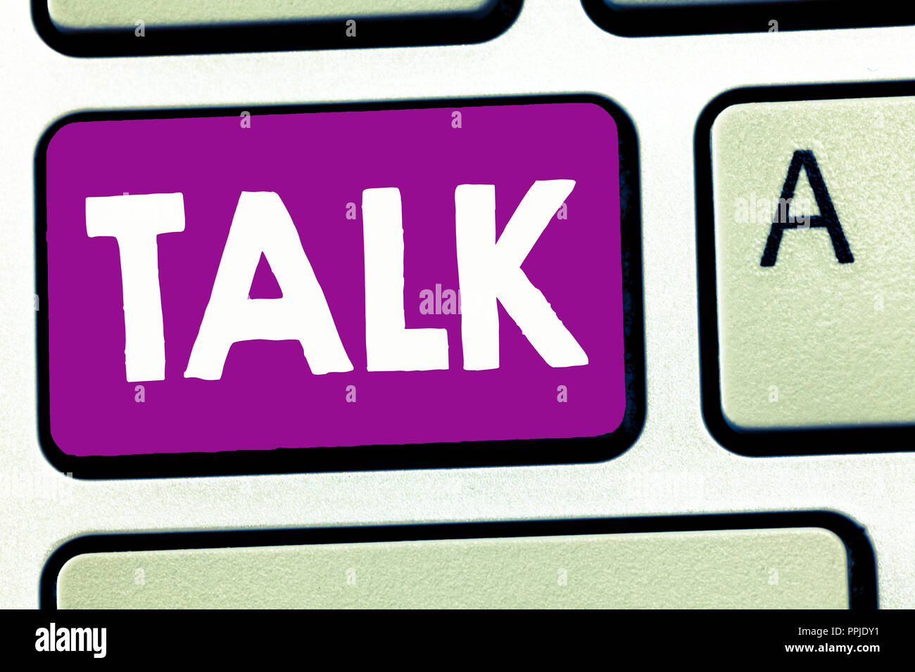 Writing note showing Talk. Business photo showcasing Voice out Express ...