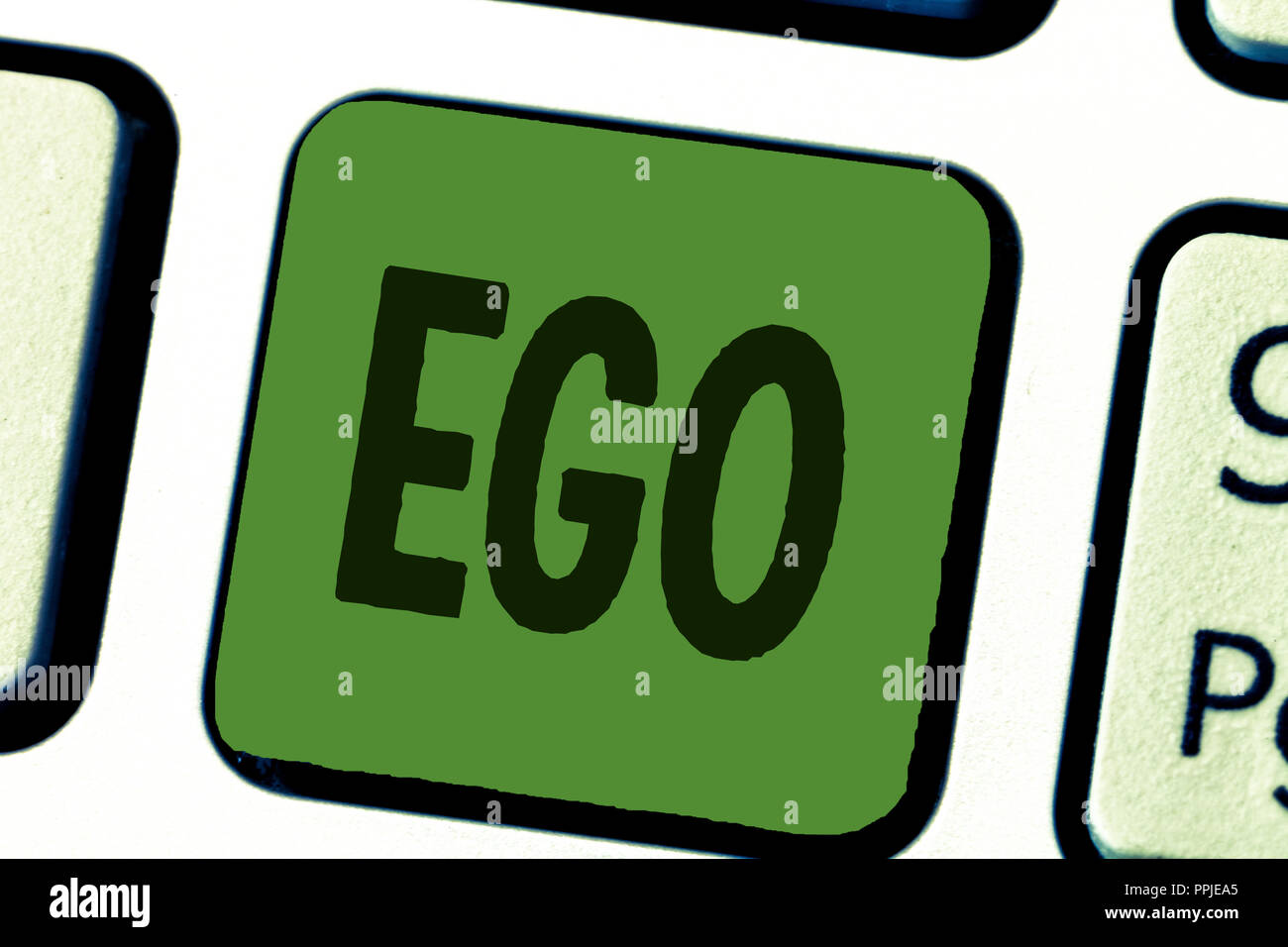 Conceptual hand writing showing Ego. Business photo text Sense of ...