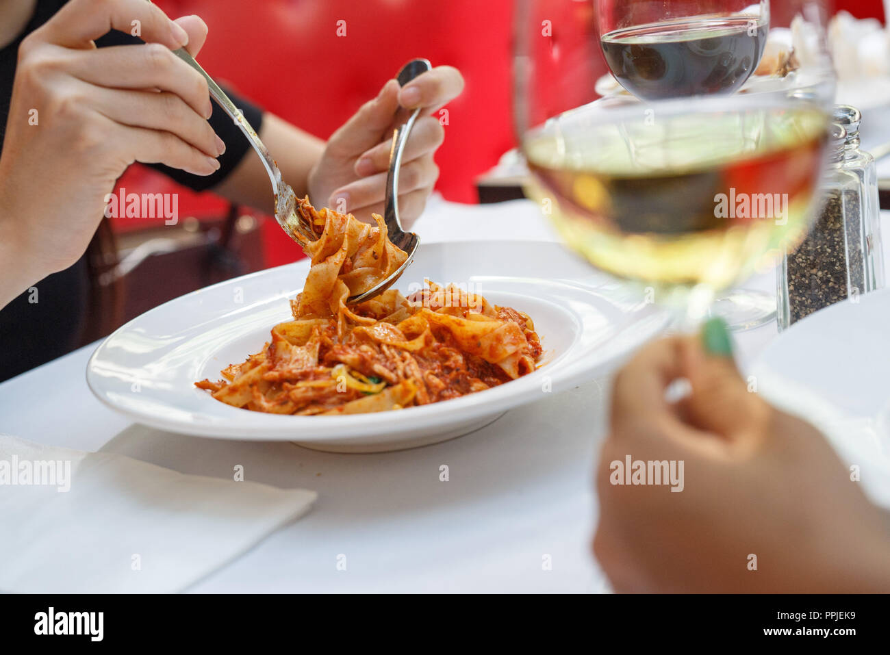 Close up food photography / gastronomy western cuisine dishes Stock ...