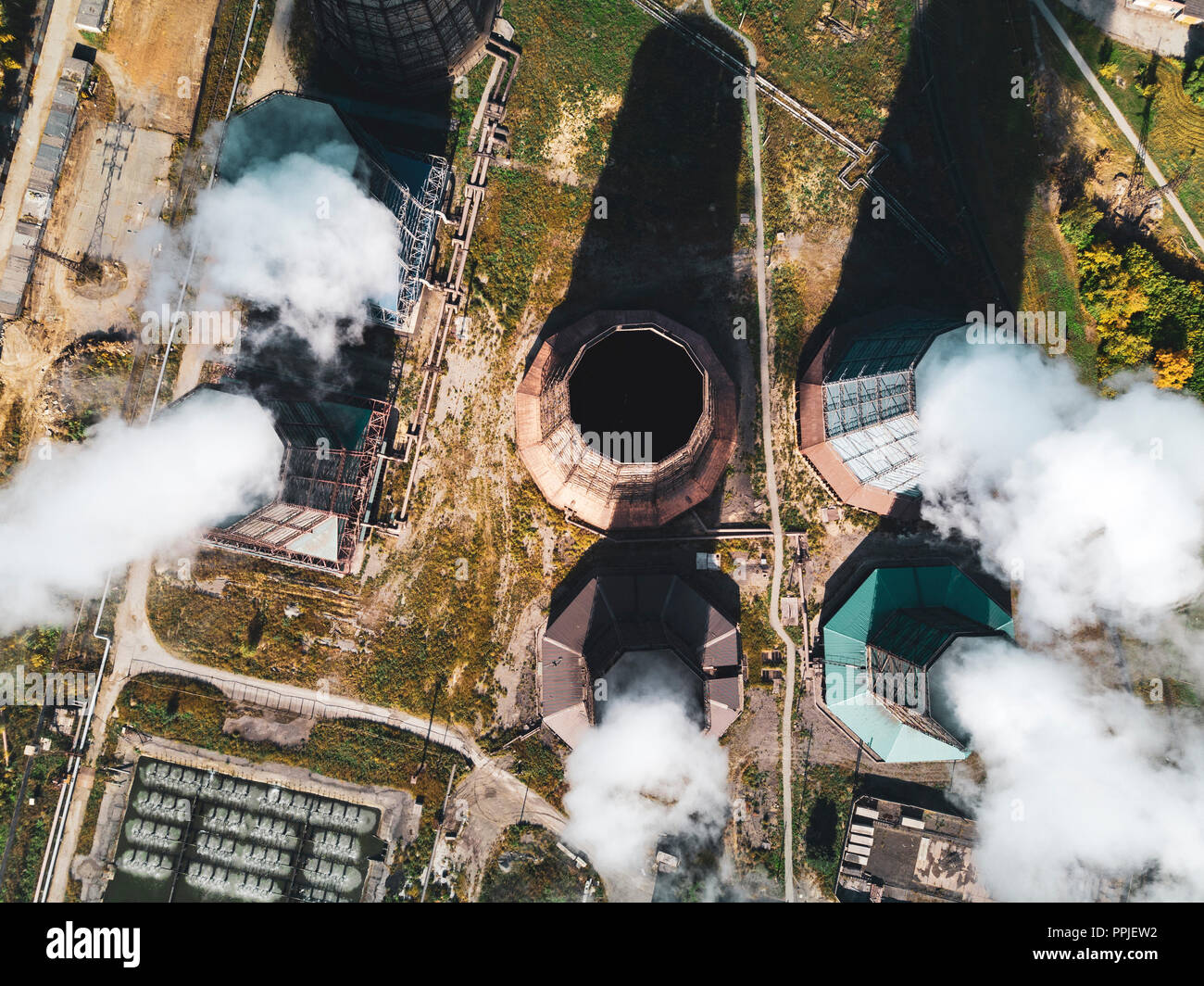 Pollution aerial hi-res stock photography and images - Alamy