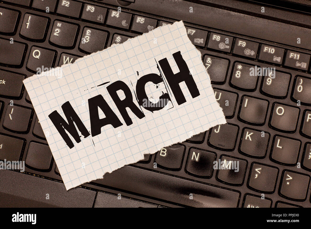 Word writing text March. Business concept for third month year where ...