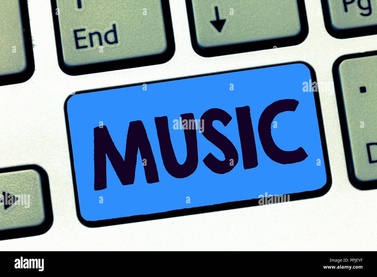 Word writing text Music. Business concept for vocal or instrumental ...