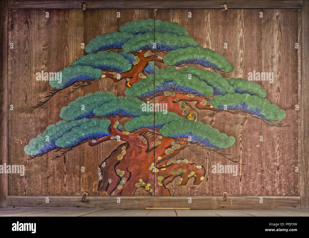 Platform for traditional dance performances named Maidono "舞殿" of the ...