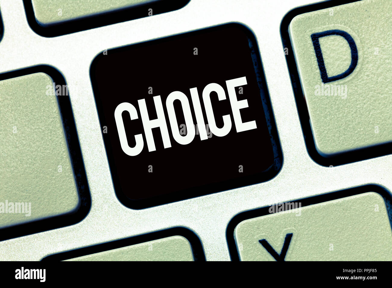 Word writing text Choice. Business concept for act of choosing between ...