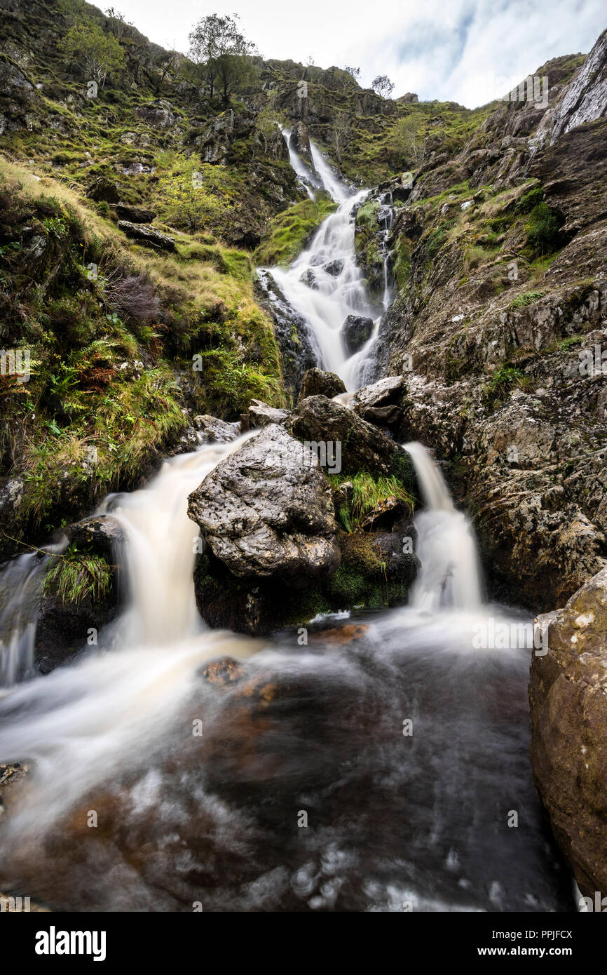 Moss Force, Newlands Hause, Buttermere, Lake District, Cumbria, UK ...
