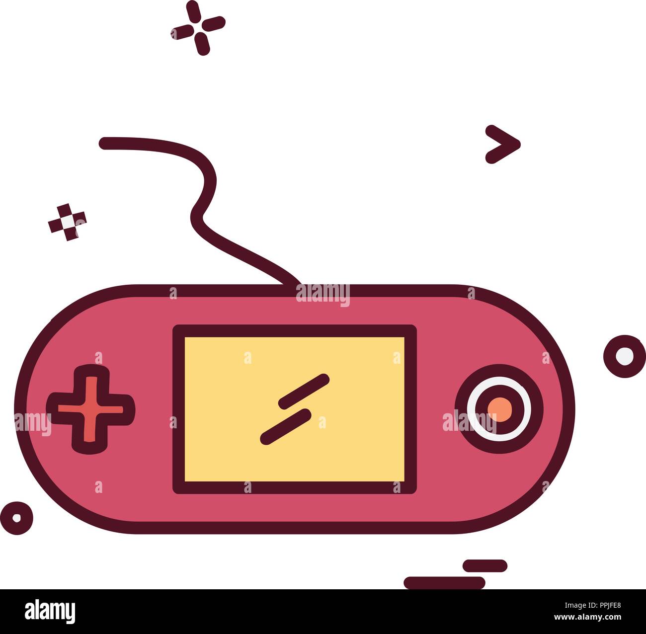 Game remote icon design vector Stock Vector Image & Art - Alamy