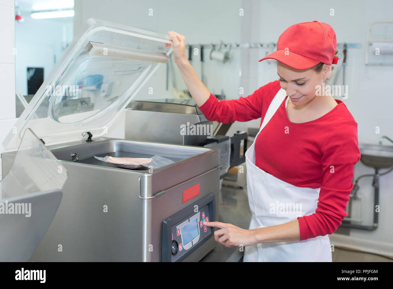 meat processing industry Stock Photo - Alamy