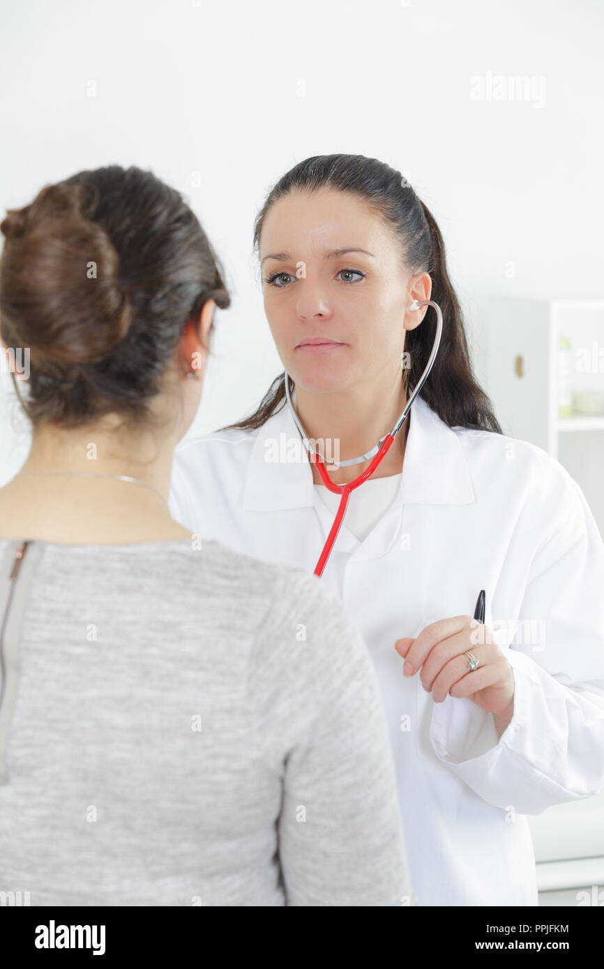 patient and doctor consultation Stock Photo - Alamy