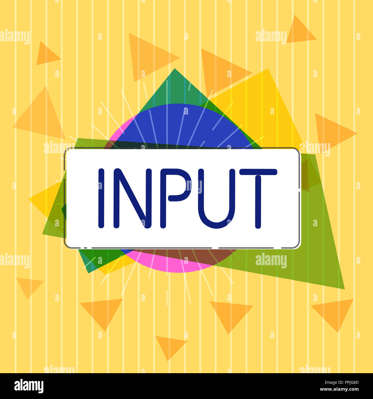 Handwriting text Input. Concept meaning place where device through ...