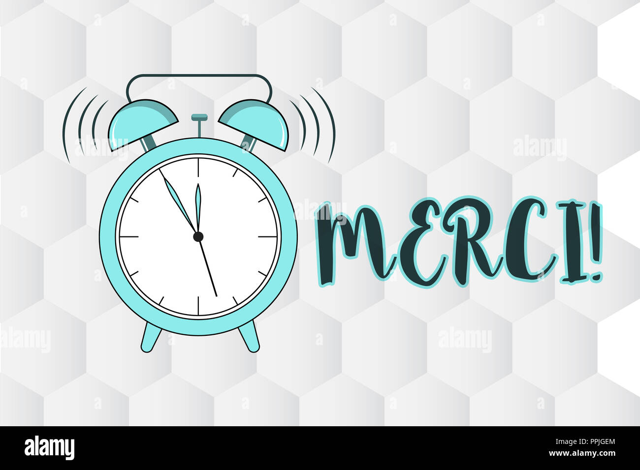 Text sign showing Merci. Conceptual photo defined as thank you in ...