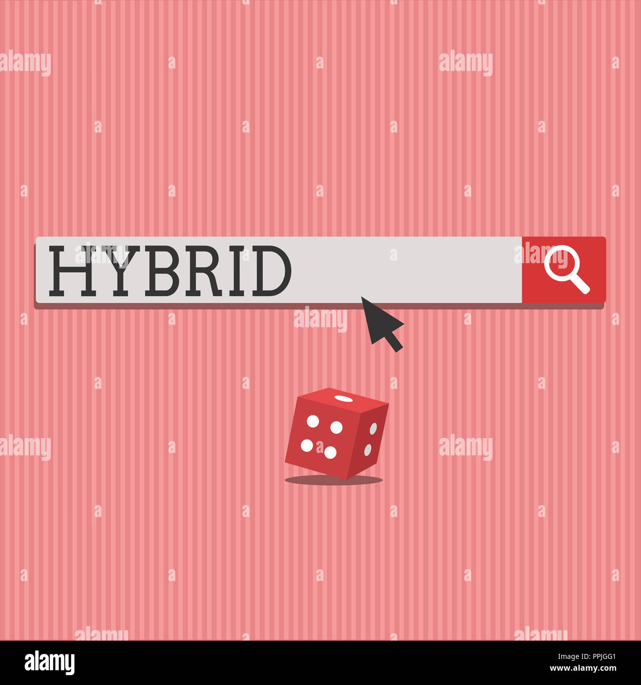 Word writing text Hybrid. Business concept for offspring of two plants ...