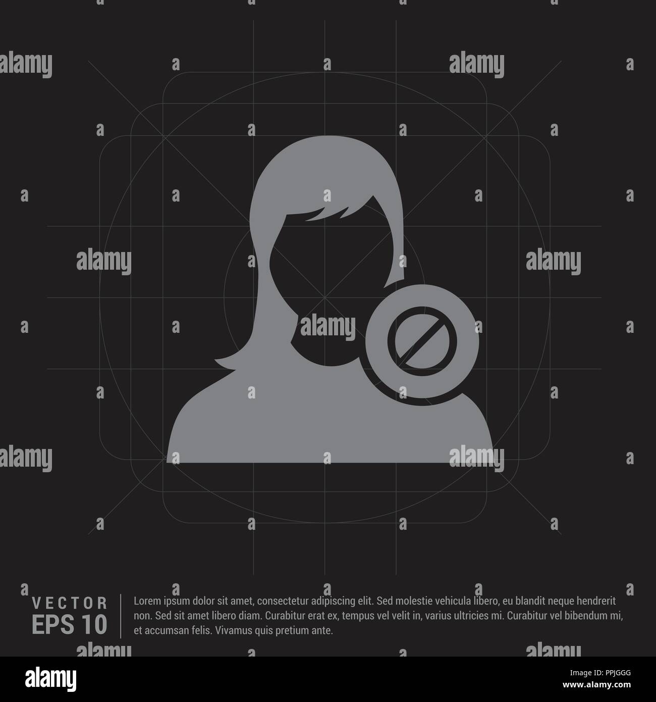 Block user icon Stock Vector Image & Art - Alamy