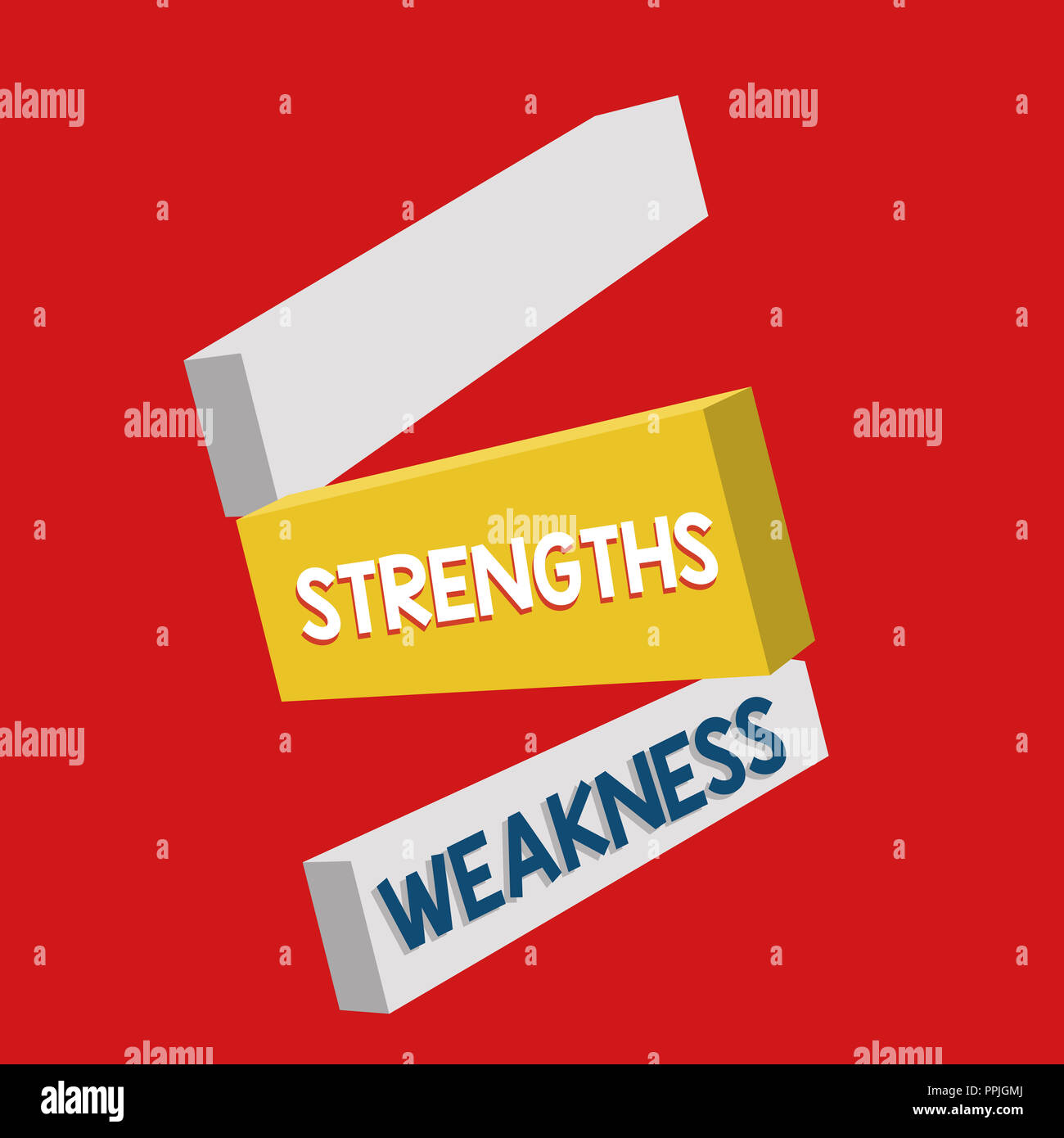 Writing note showing Strengths Weakness. Business photo showcasing ...