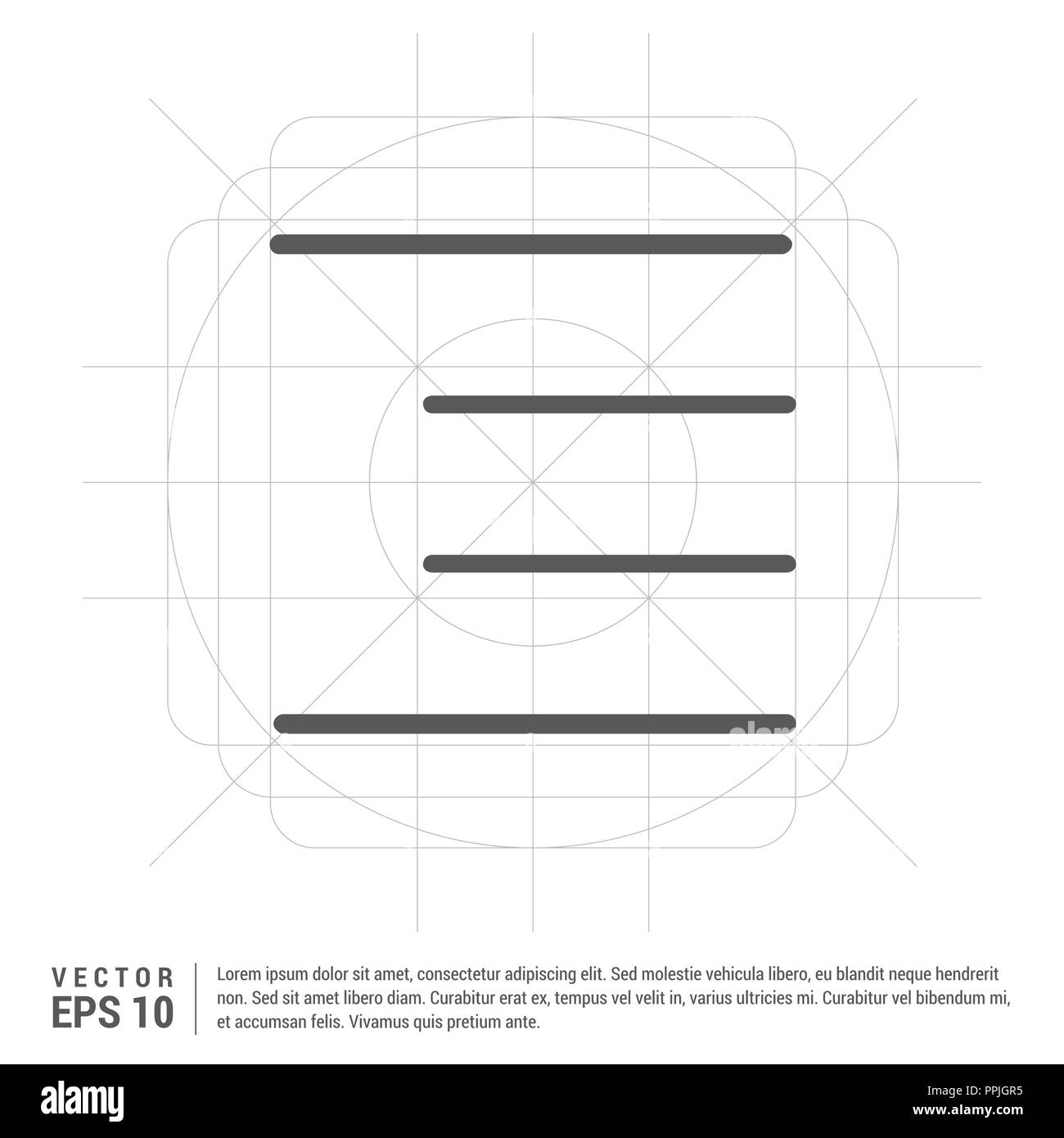 Align text icon Stock Vector Image & Art - Alamy