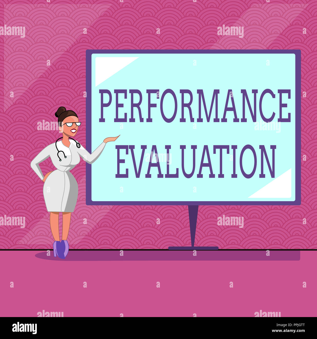 Conceptual hand writing showing Performance Evaluation. Business photo ...
