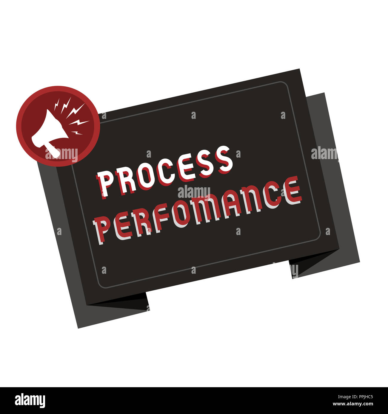 Text sign showing Process Perfomance. Conceptual photo Measures Process ...