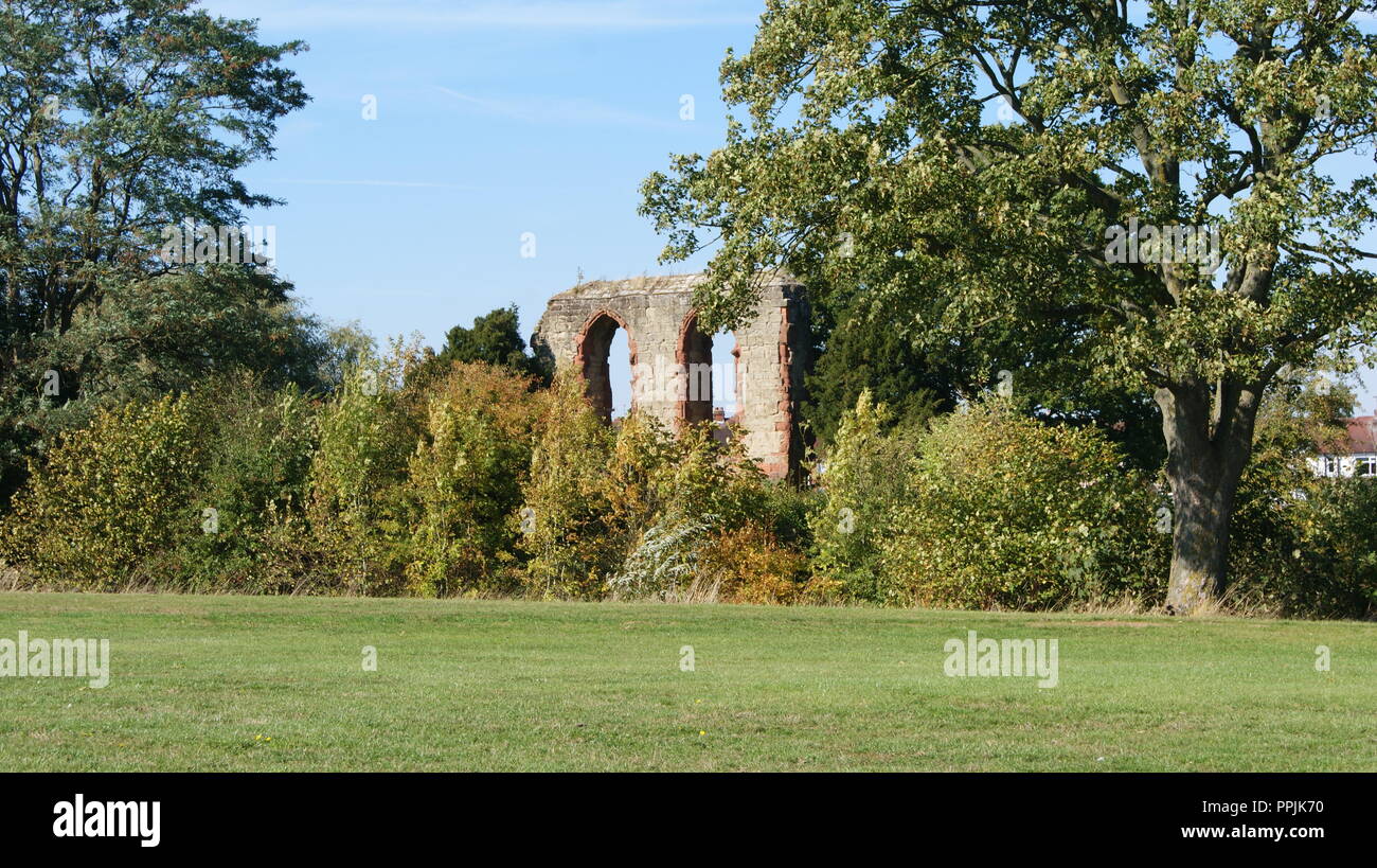 Caludon Castle Park and Ruins Stock Photo - Alamy