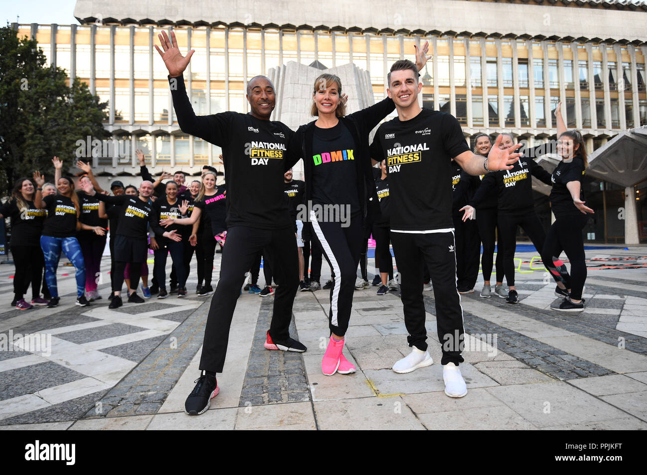 (left to right) Colin Jackson, Dame Darcey Bussell and Max Whitlock ...