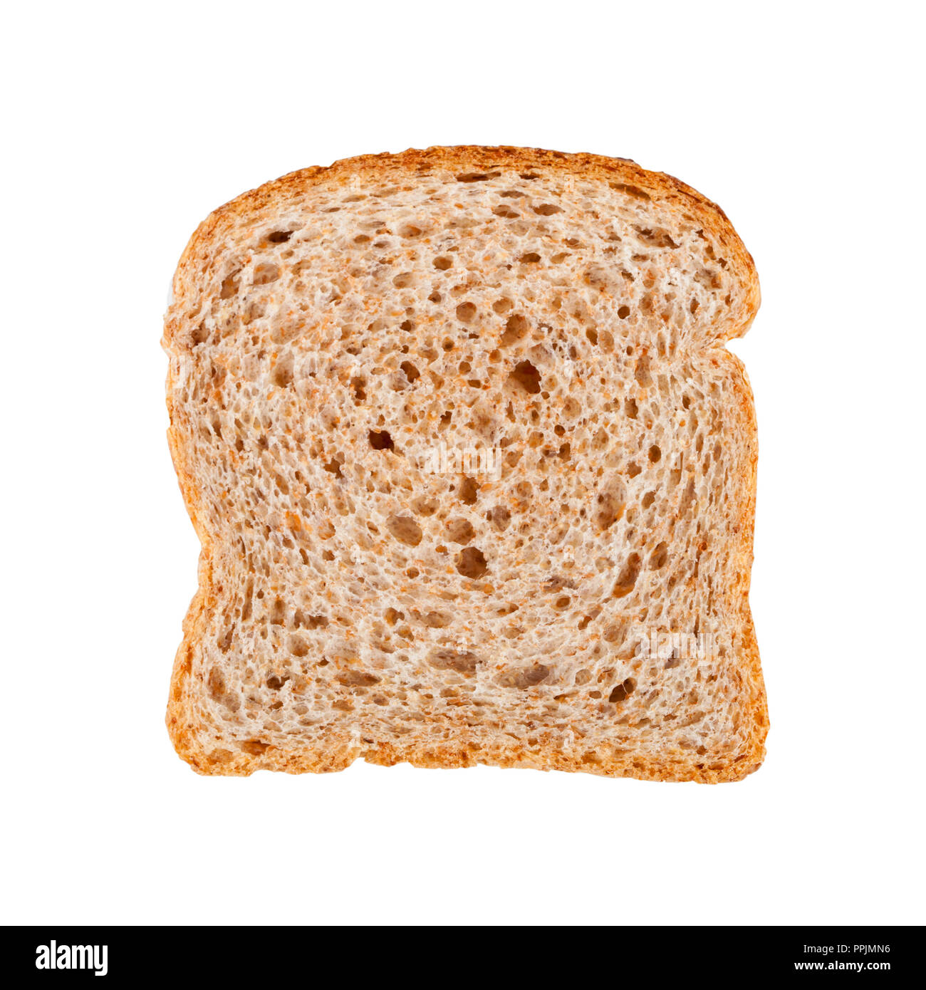 fresh bread slice isolated on white background Stock Photo - Alamy