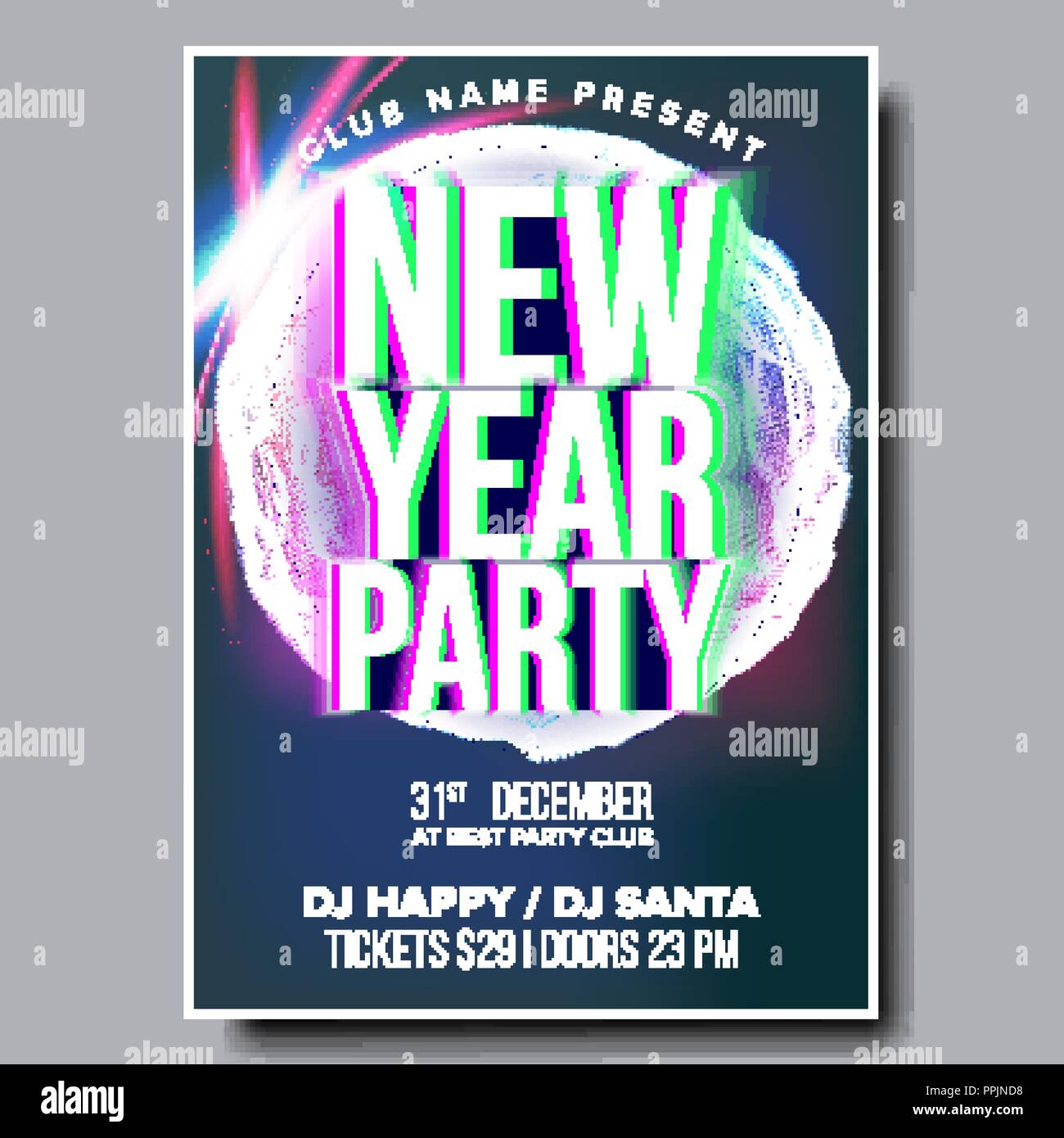 Background illustration midnight club Stock Vector Images - Alamy