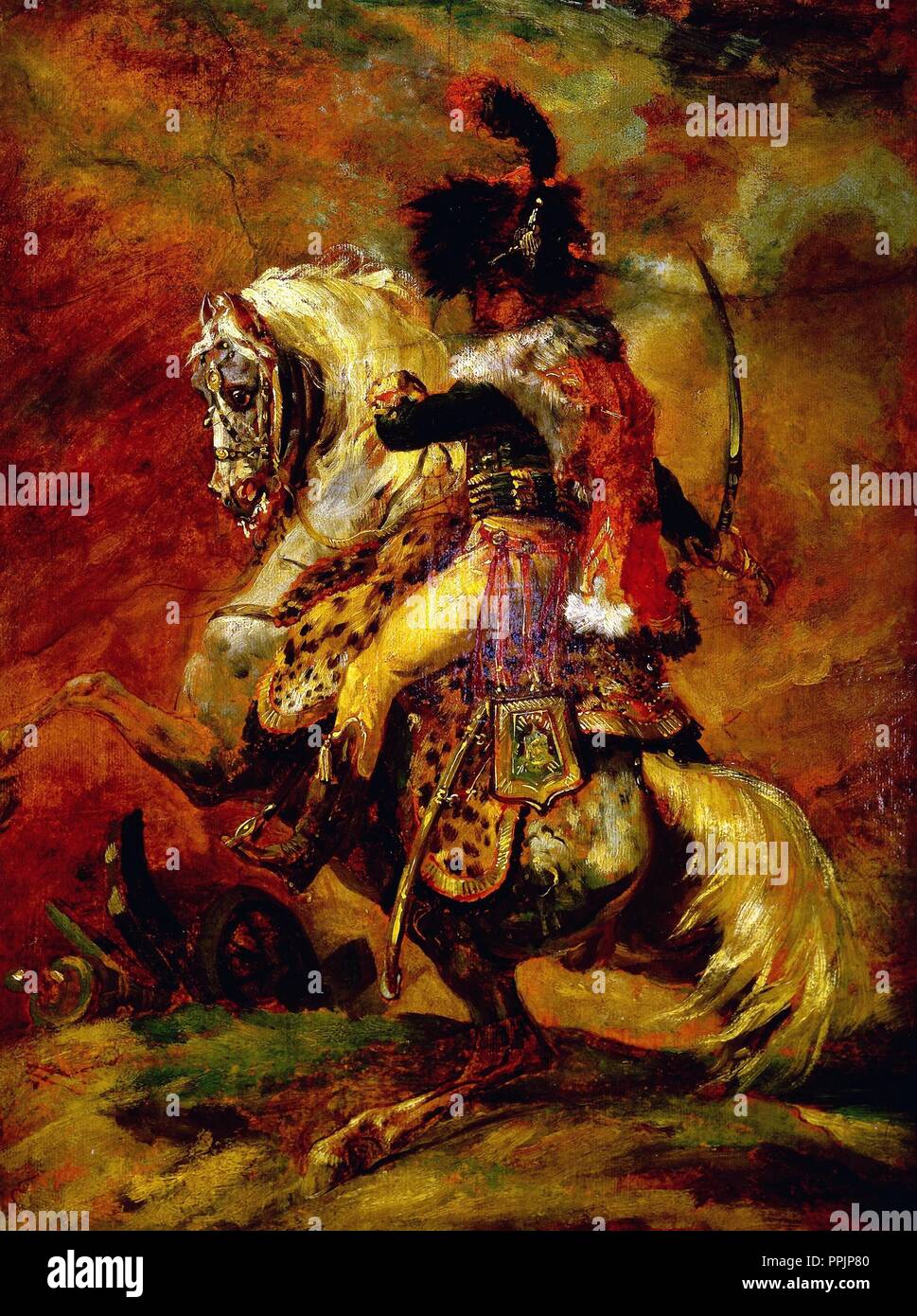 Sketch for the "Charging Chasseur". Museum: MUSEO DEL LOUVRE PARIS ...