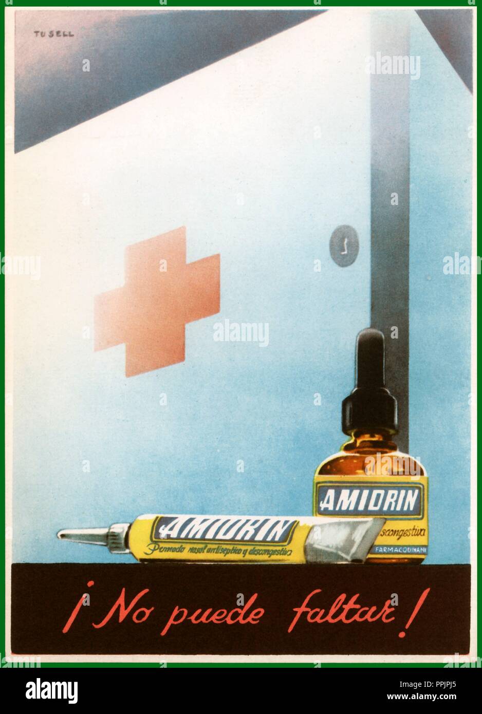 Pharmaceutical advertising Amidrin, nasal antiseptic and decongestant ...